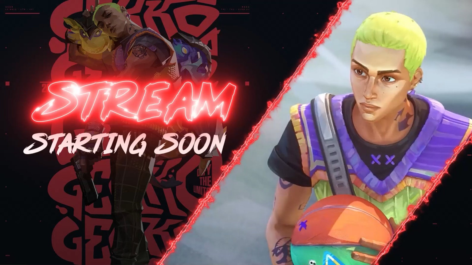 Gekko Animated Stream Overlay | Valorant New Agent | Valorant Stream ...