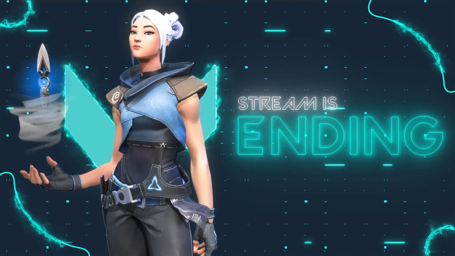 JETT Valorant Stream Overlays Pack Cute JETT Stream Overlays Twitch ...