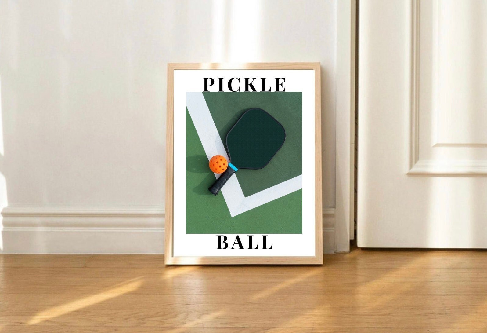 Pickleball Wall Art, Pickleball Poster, Downloadable Wall Art ...