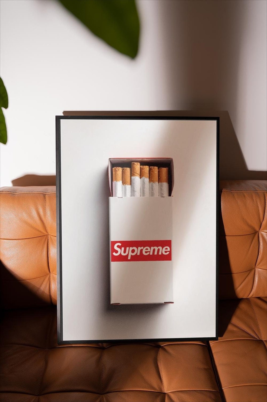 Vintage Supreme Cigarette Poster, Supreme Wall Art, Hypebeast Decor ...