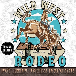 Western Png, Wild West Rodeo Design, Western Cowboy Design, Western ...