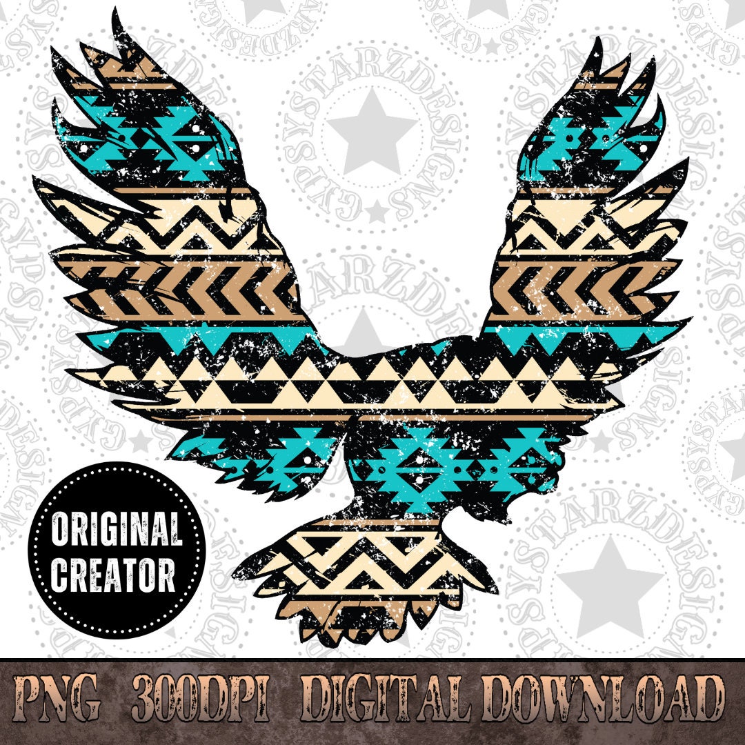Aztec Western Eagle Png, Western Eagle PNG, Western PNG, Png File ...