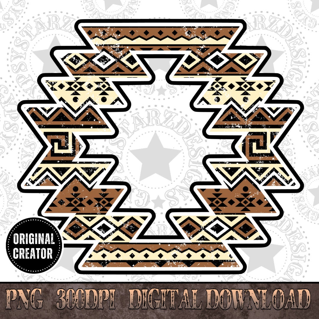 Western Aztec PNG File, Boho Shirt Design (digital Download) - Etsy