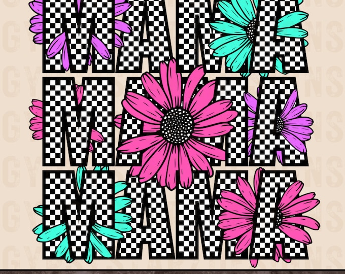 Retro Mama PNG, Retro Mama Sublimation PNG, Instant Download, Digital ...