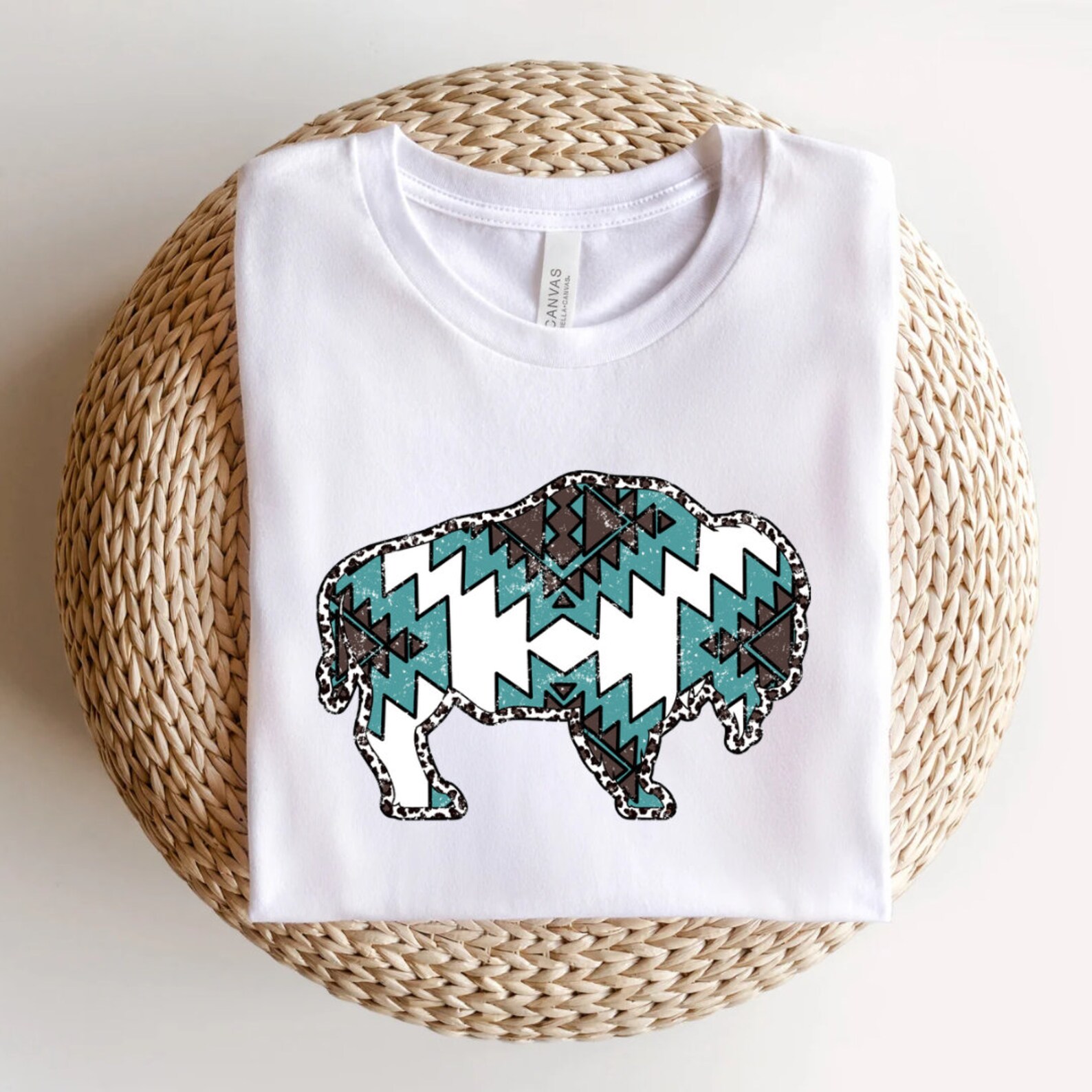 Western Buffalo PNG, Aztec Animal Print (digital Download) - Etsy