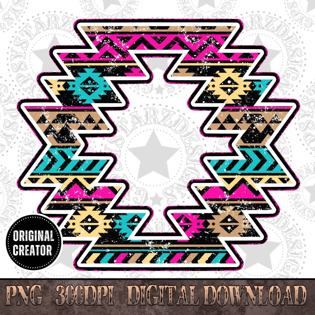 Aztec Png, Tribal Print Aztec Western Png, Western Tribal Design ...