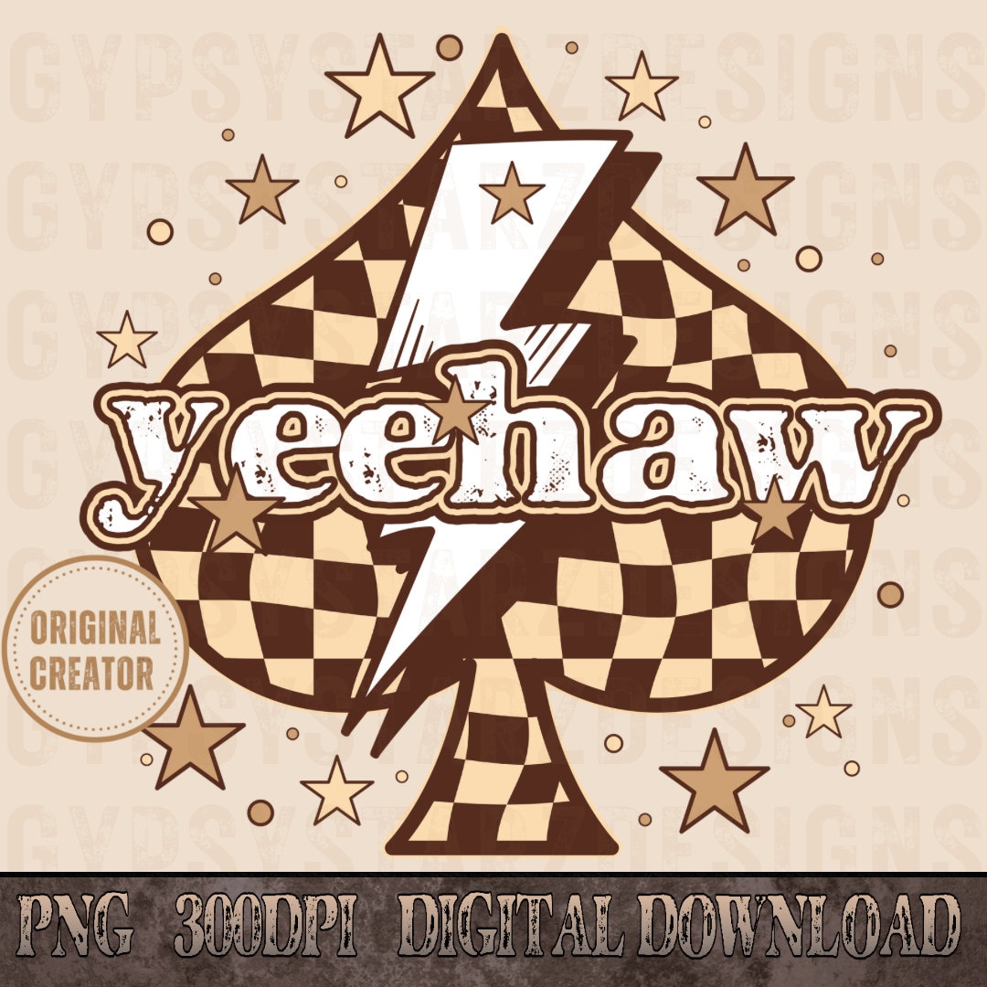 Yeehaw Retro Png, Western PNG, Western Sublimation, Png, Instant ...