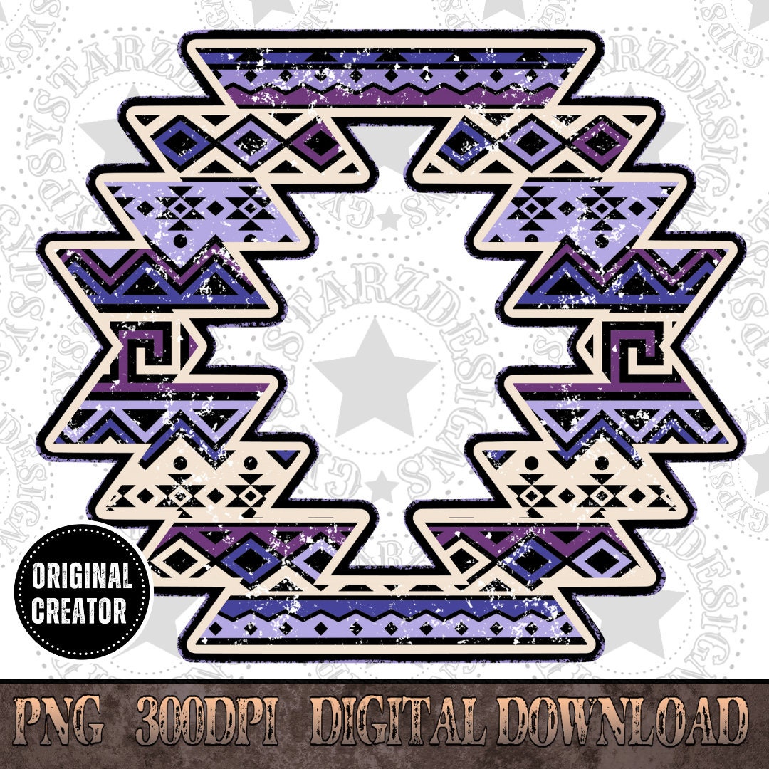 Aztec Png, Tribal Print Aztec Western Png, Western Tribal Design ...