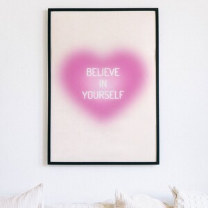 Believe in Yourself Printable Download · Inspirational Quotes Wall Art ...