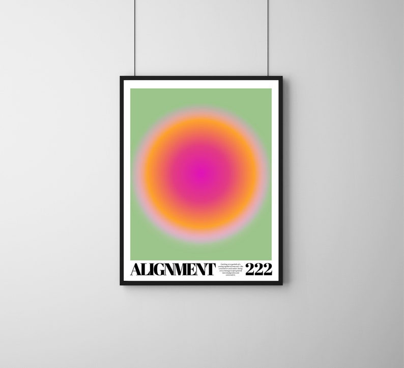 222 Angel Number Downloable Print Aura Poster Print Danish - Etsy