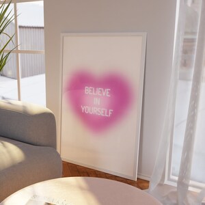 Believe in Yourself Printable Download · Inspirational Quotes Wall Art ...