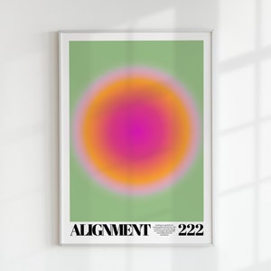 222 Angel Number Downloable Print Aura Poster Print Danish - Etsy