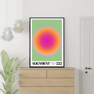 222 Angel Number Downloable Print Aura Poster Print Danish - Etsy