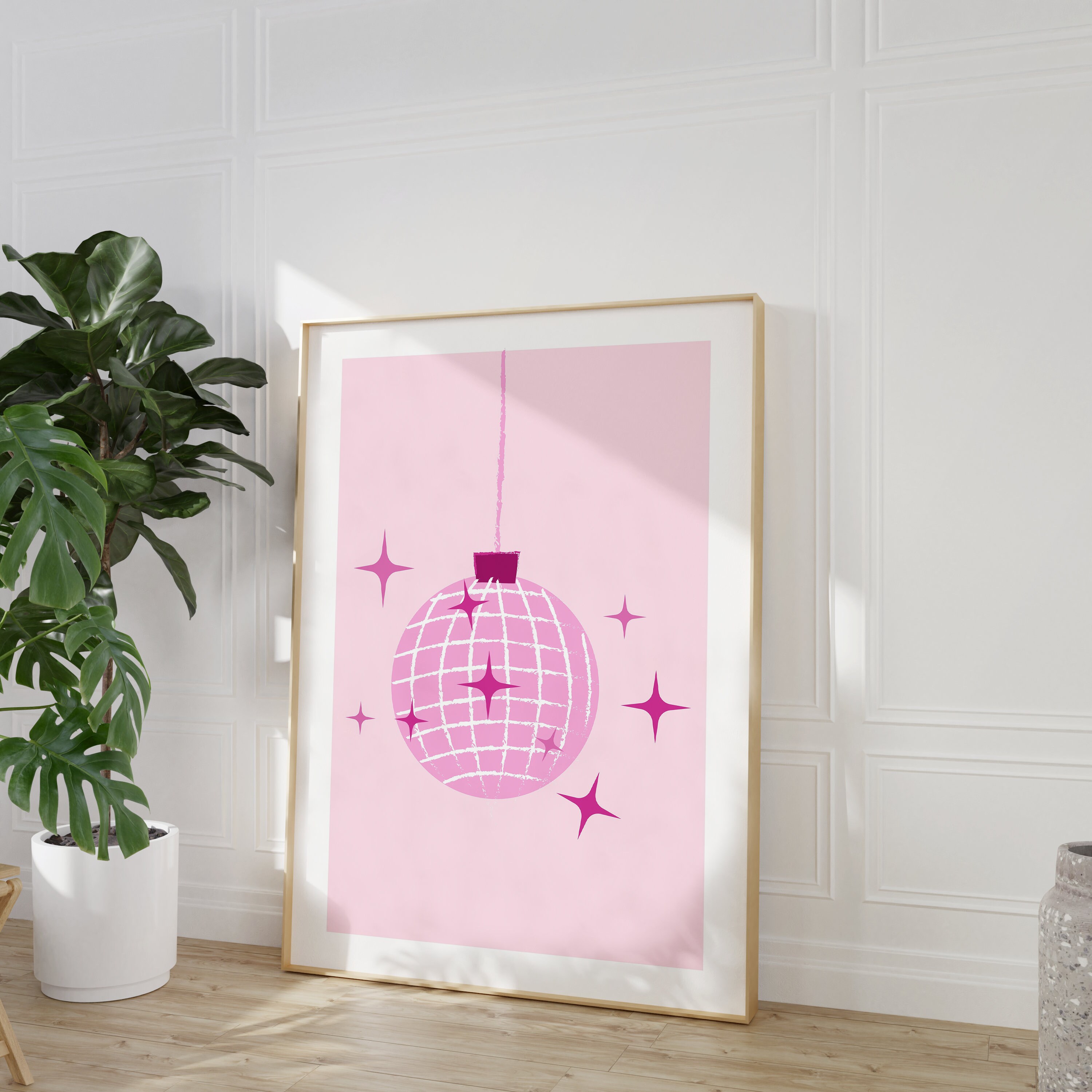 Pink Preppy Room Decor Wall Art SET · Howdy Sign Pink · Western Wall ...