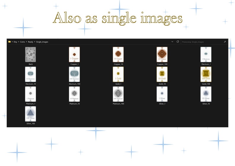 Coins Tokens | Dnd 5E Compatible | Printable | Digital Only | Dungeons ...