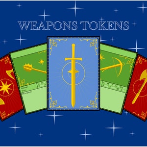 Weapons Tokens | Dnd 5E Compatible | Printable | Digital Only ...