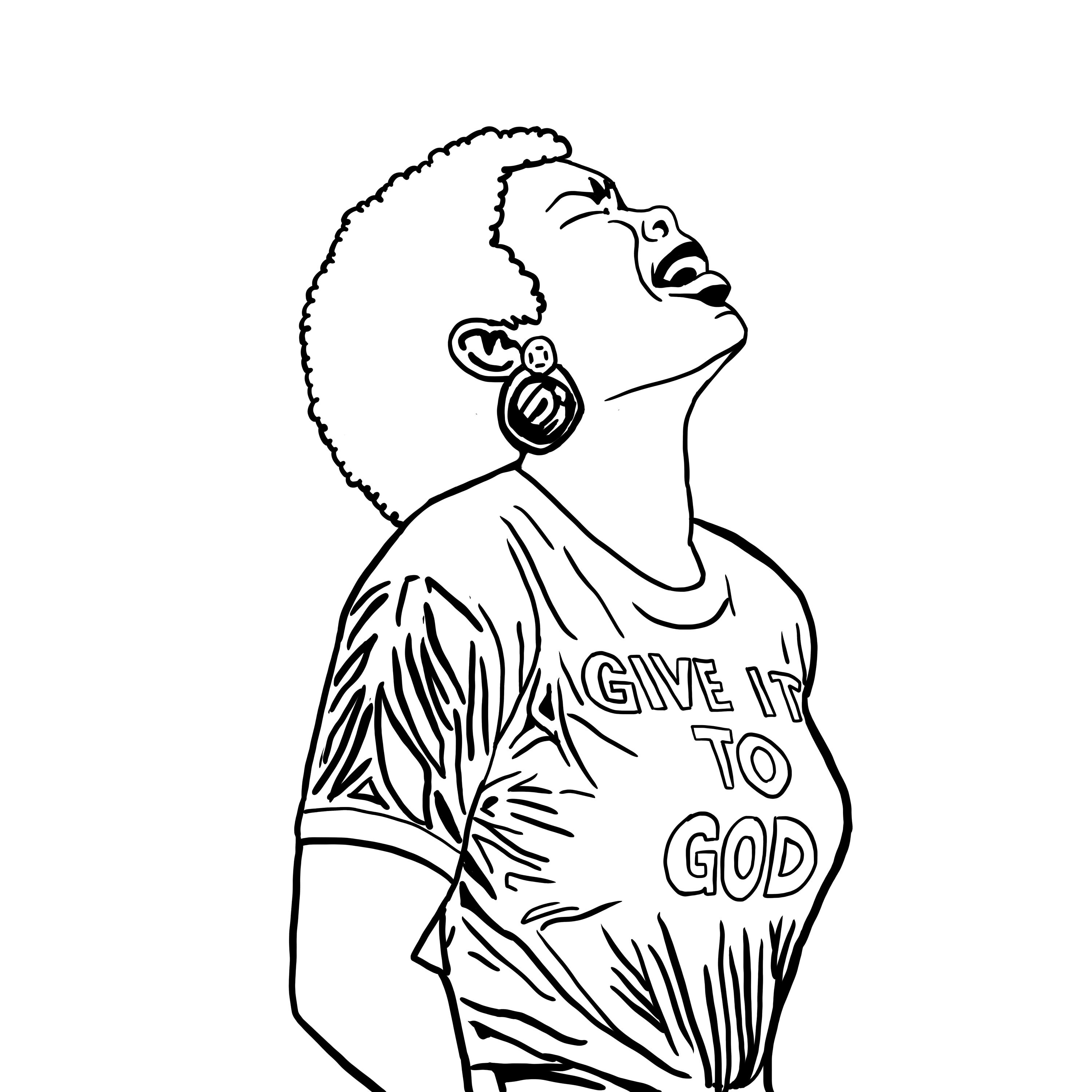 Give It to God Sip N Paint Digital Image - Etsy