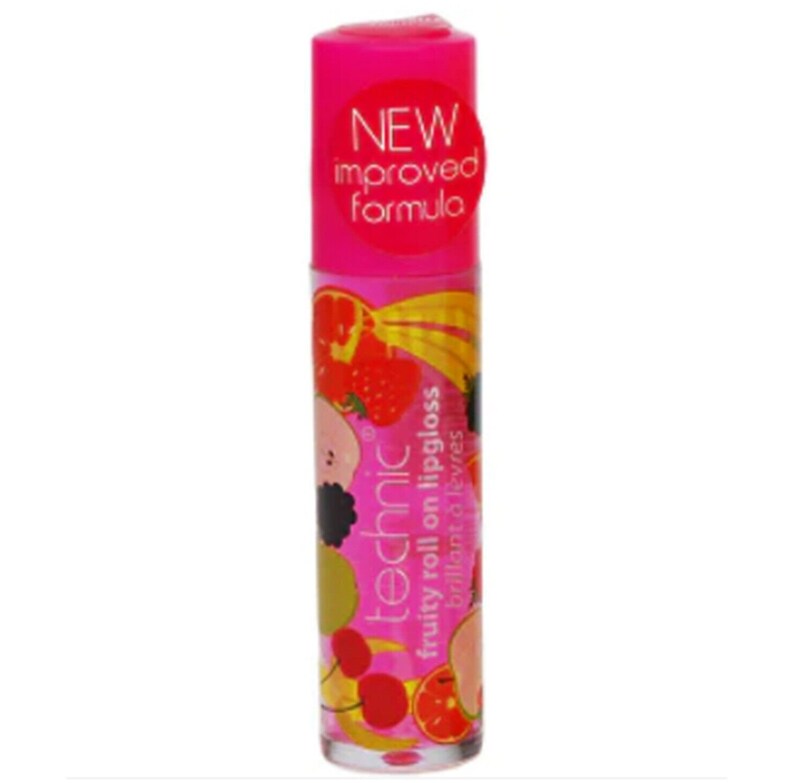 Technic Fruity Fruit Flavoured Roll on Clear Lip Gloss Girls (6ml) - Etsy
