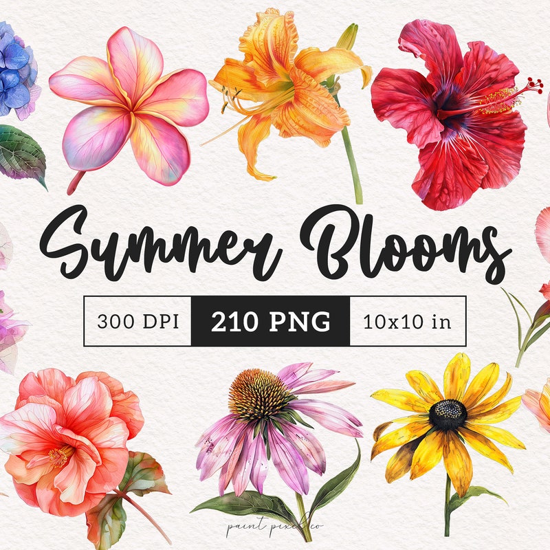 Floral Graphics - Etsy