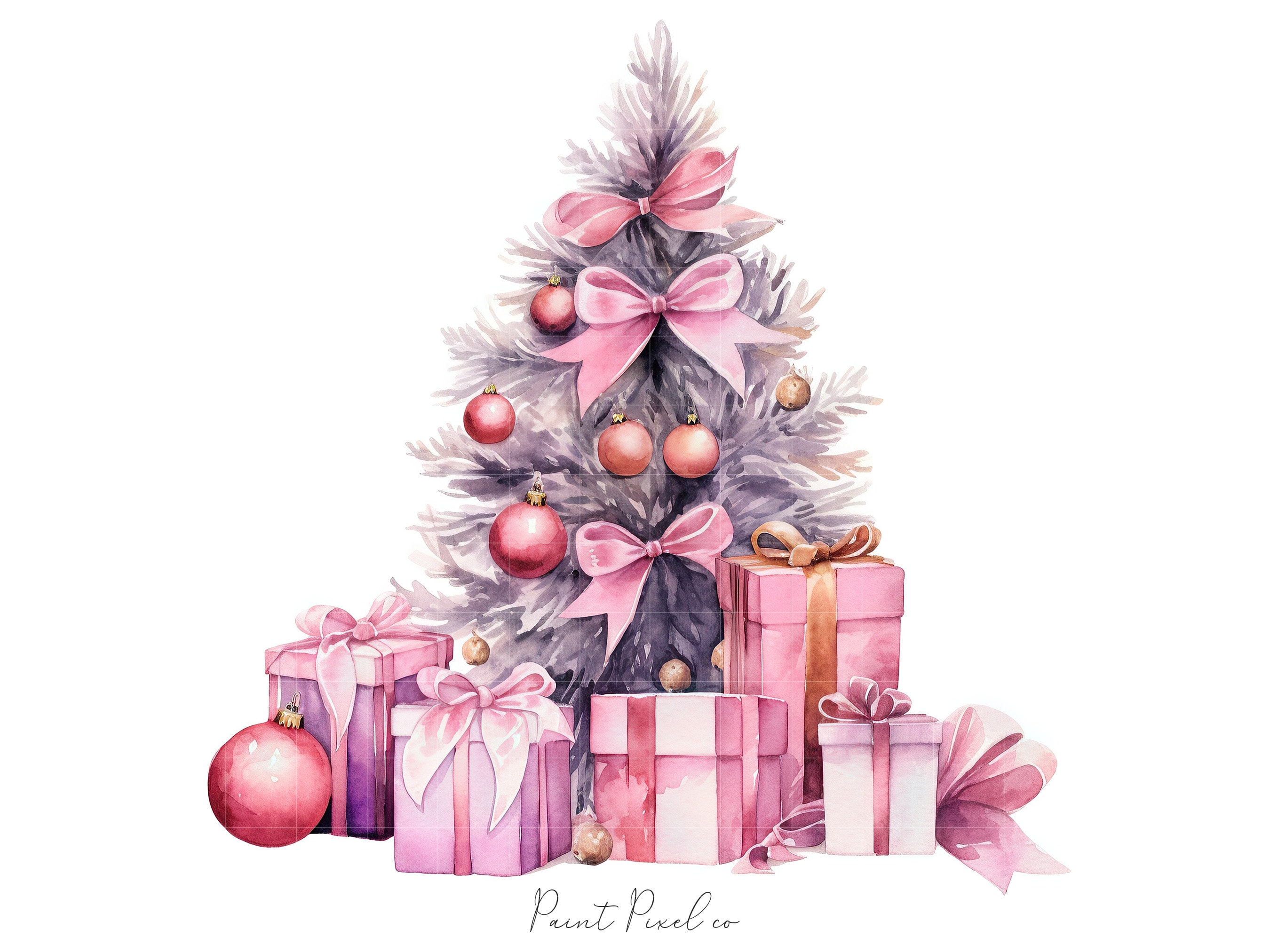 Pink Christmas Clipart High Quality Jpgs Pink Christmas Tree Clip Art ...