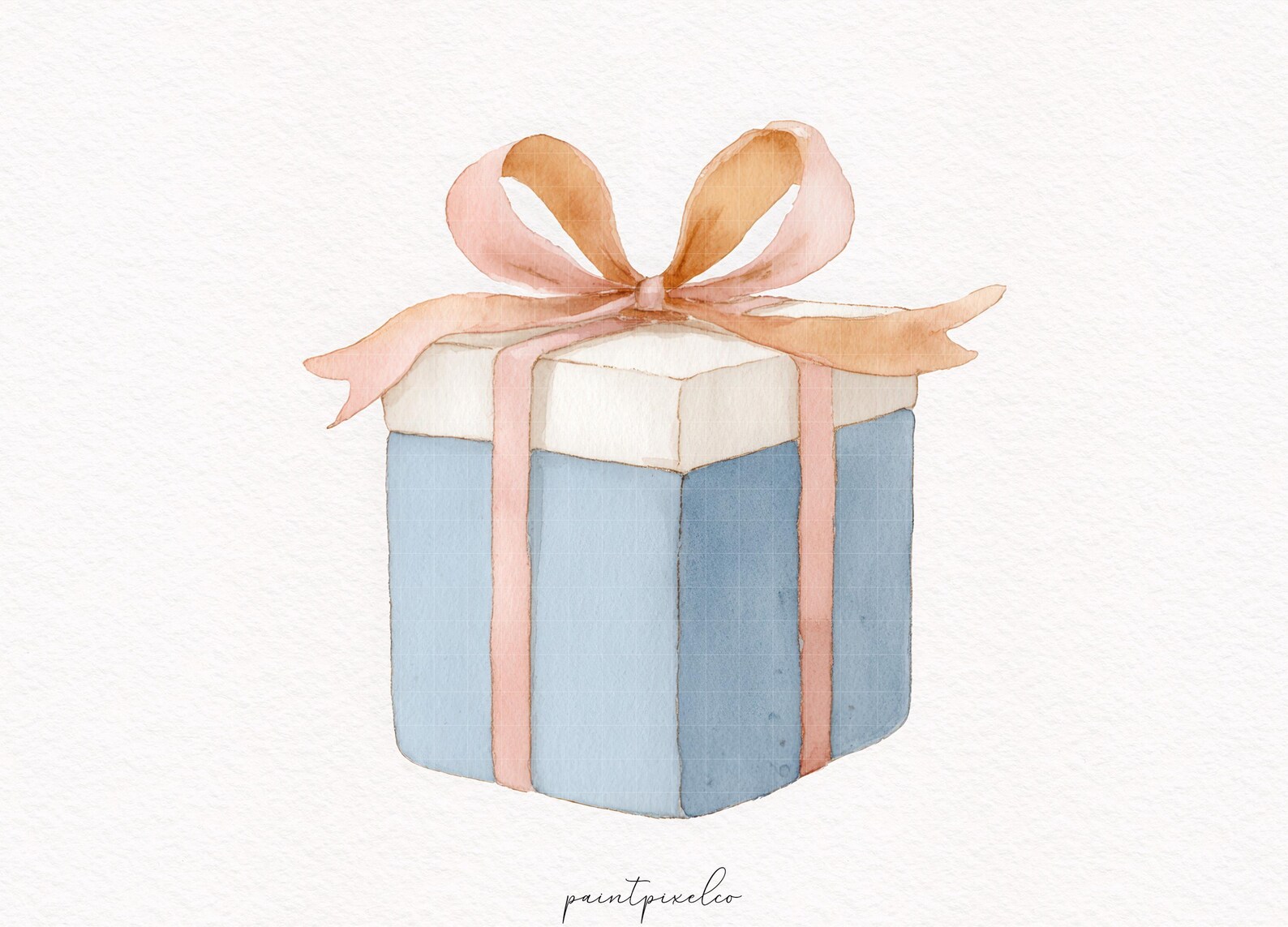 12 Watercolor Christmas Presents Clipart Minimalist Gift Boxes PNG ...