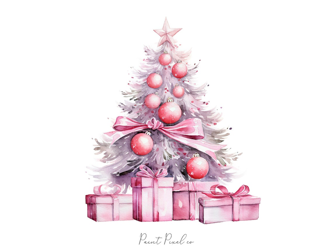 Pink Christmas Clipart High Quality Jpgs Pink Christmas Tree Clip Art ...