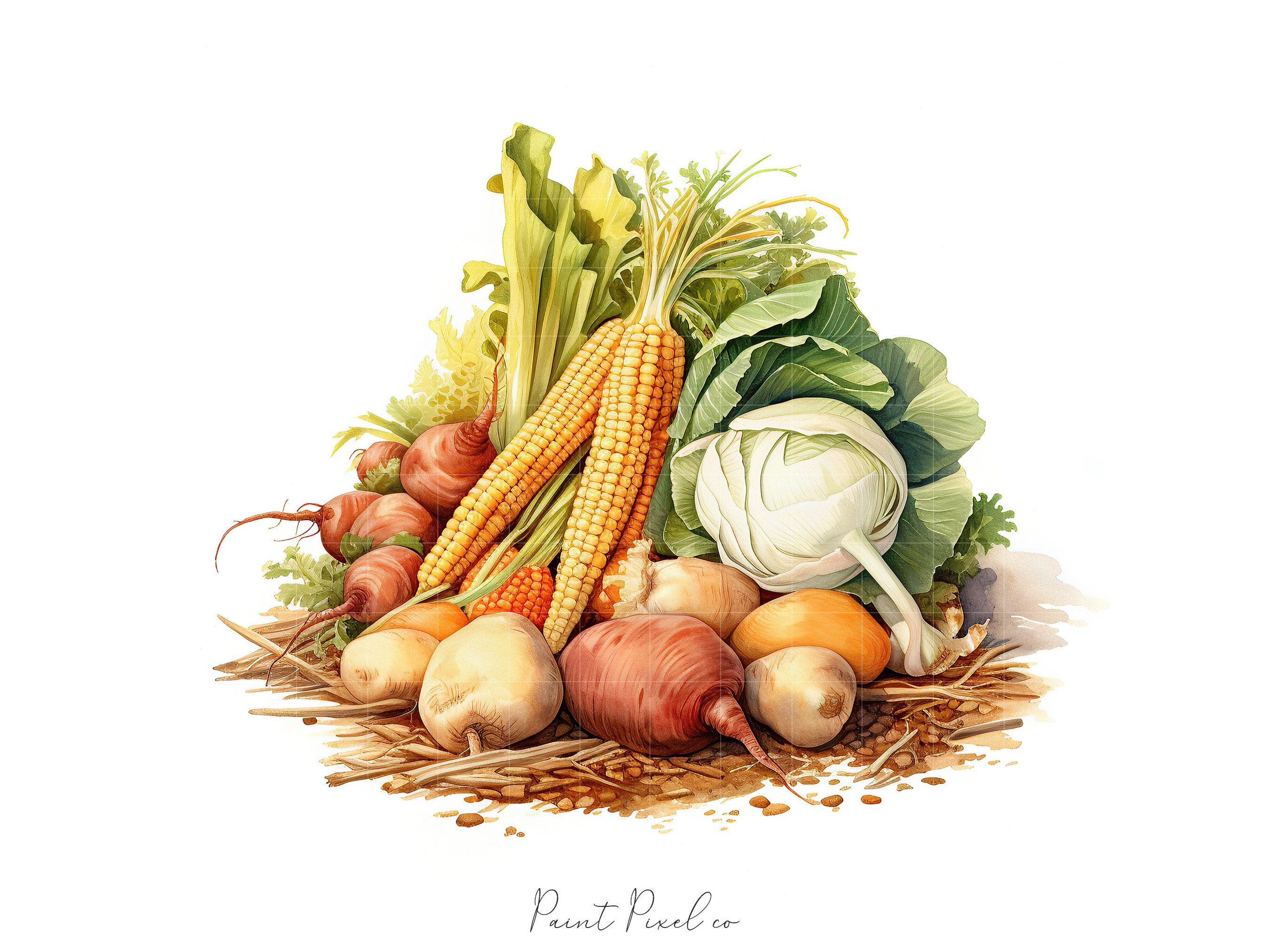 Rustic Farmhouse Food Clipart High Quality Jpgs Country Kitchen Clip ...