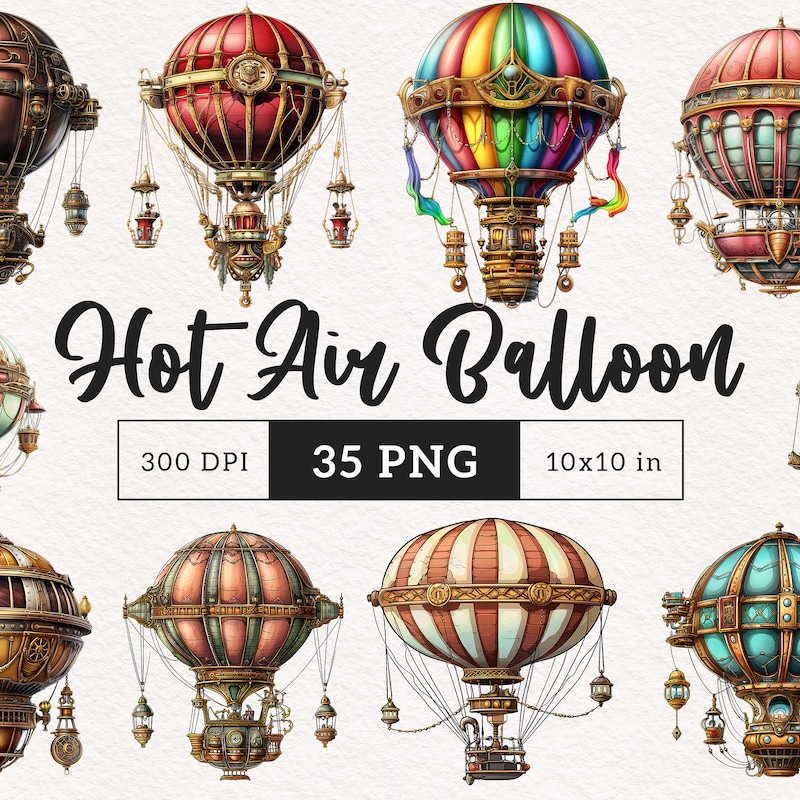 Air Balloon Steam Punk - Etsy