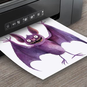 Quirky Halloween Clipart Mega Bundle Funny Spooky PNG Whimsical Bat Cat ...