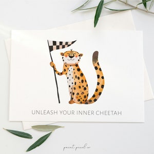 Quirky Cheetah PNG Funny Safari Animals Clipart Silly Cheetah African ...