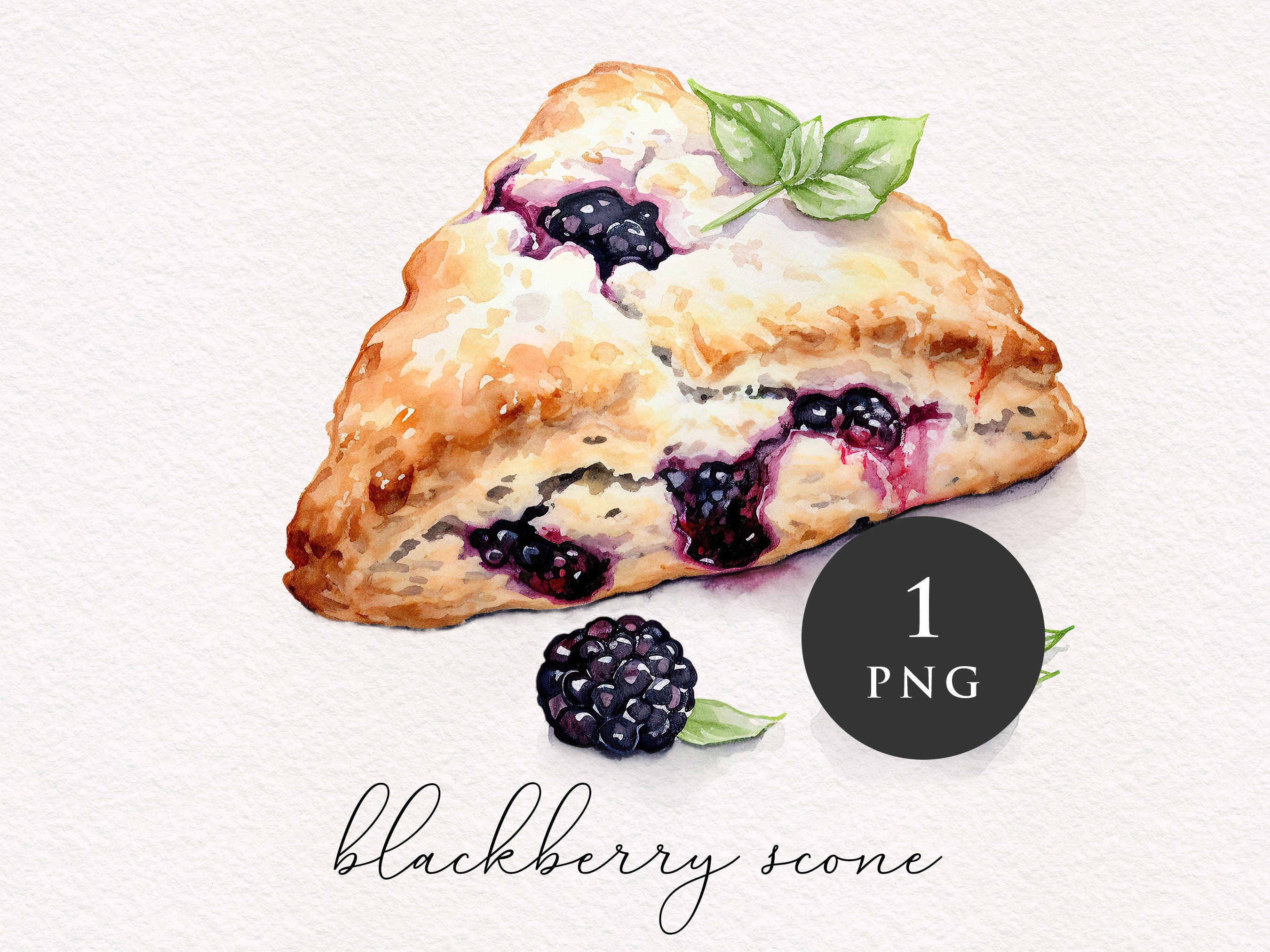 Blackberry Scone PNG Fruit Dessert Clip Art Berries High Quality Food ...