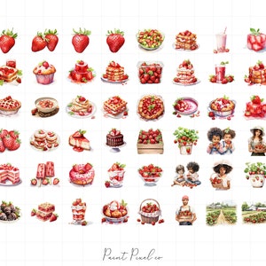 Berry Clipart Bundle PNG Clip Art High Quality Food Illustration Fruit ...
