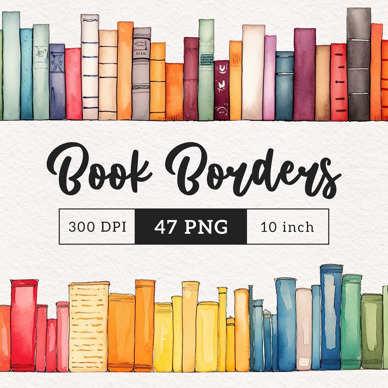 Svg Borders for Books - Etsy