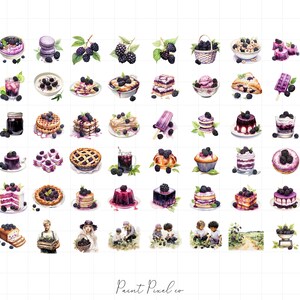 Berry Clipart Bundle PNG Clip Art High Quality Food Illustration Fruit ...