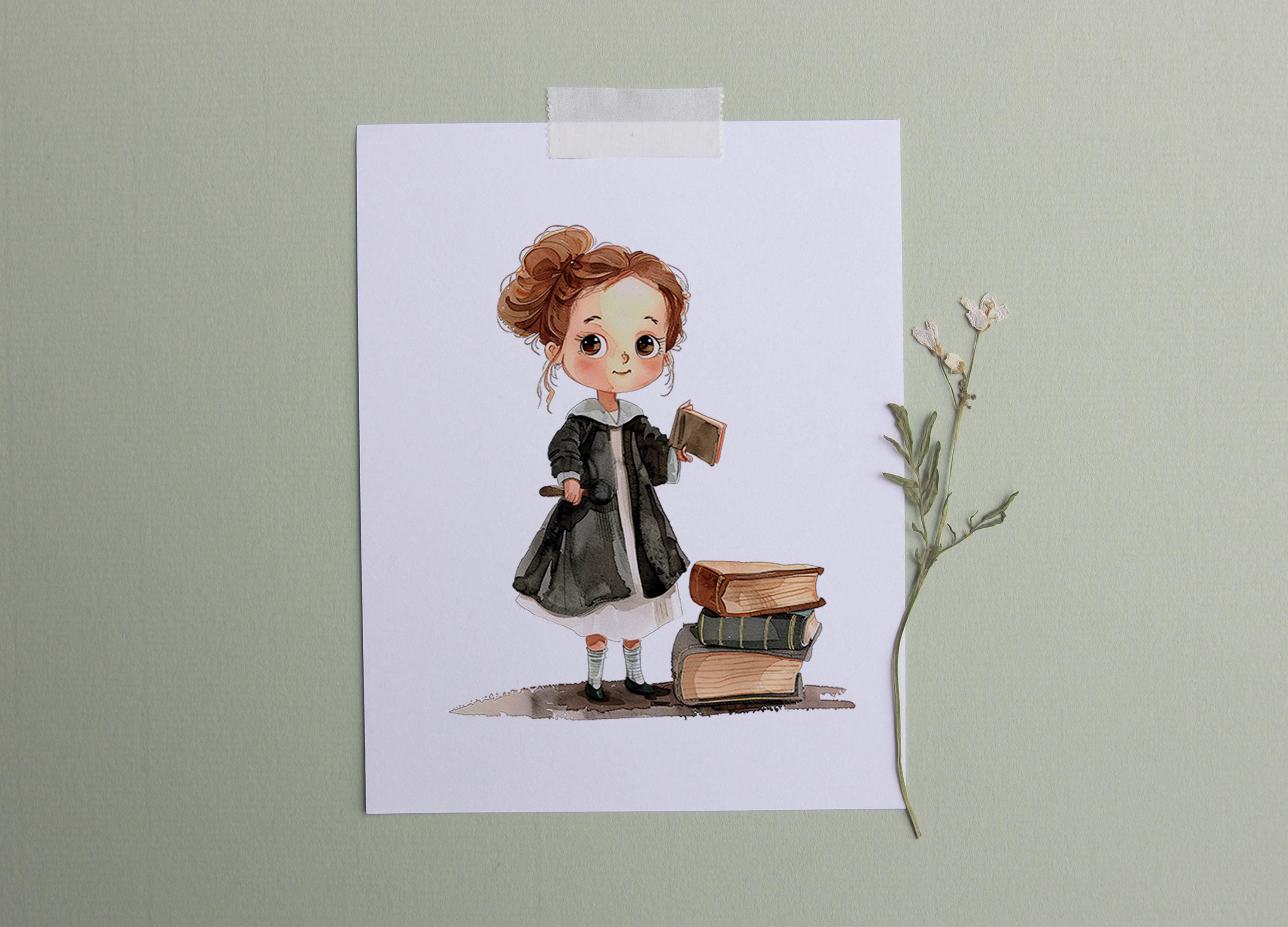 135 Career Clipart Cute Professional People PNG Whimsical Quirky Kids ...