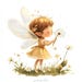 Spring Fairies Clipart Enchanting Spring Fairy Whimsical Printable ...