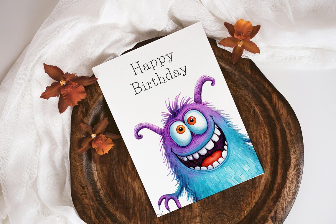 Quirky Monster Clipart Whimsical Monsters PNG Funny Monster Whimsy ...