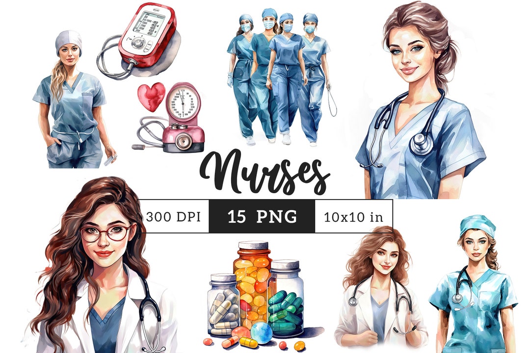 Nurse Clipart PNG Medical Emergency Nurses Clip Art Pngs Nursing Doctor ...