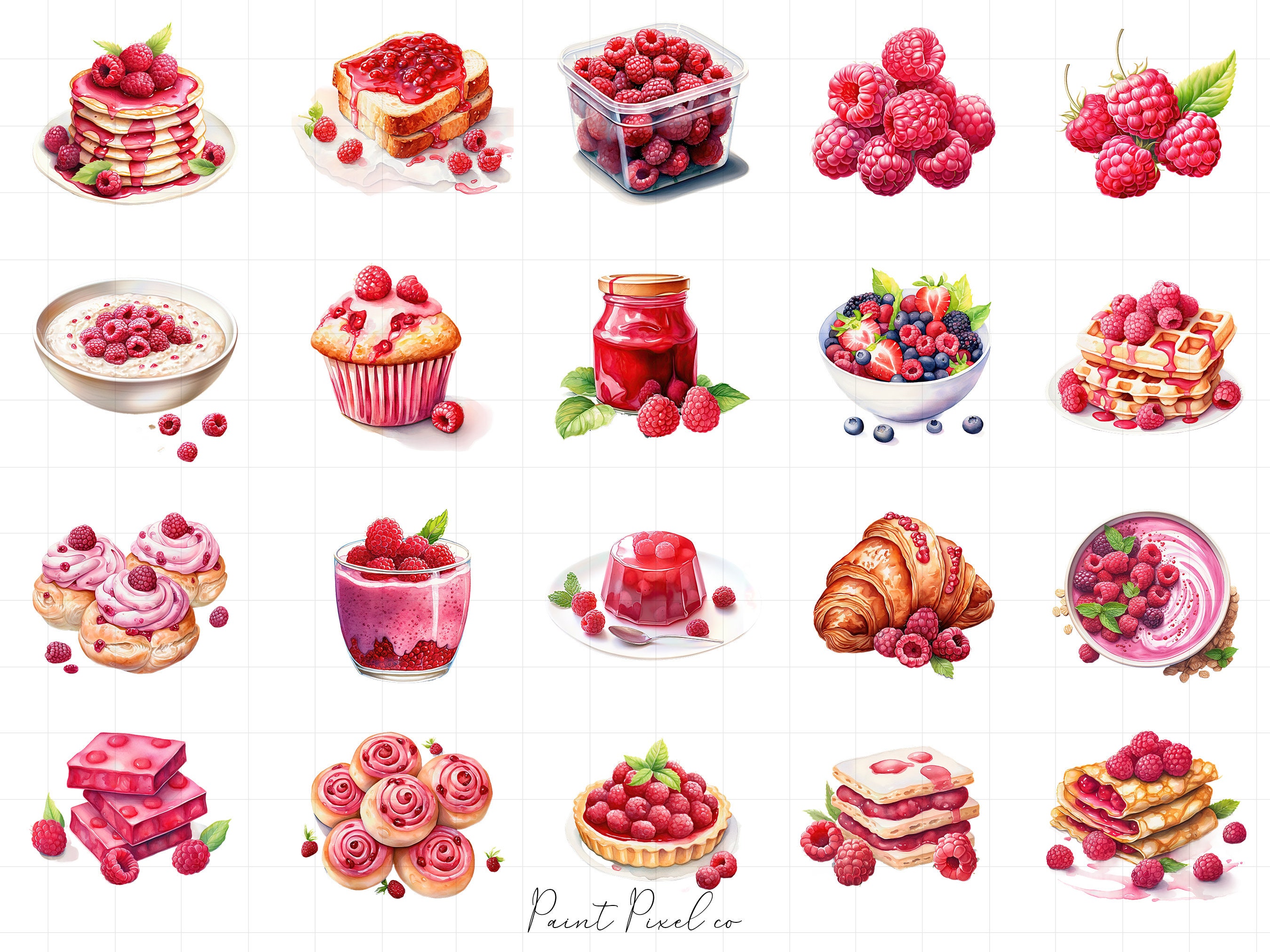 Raspberry Clipart PNG Cottagecore Clip Art High Quality Food Fruit ...