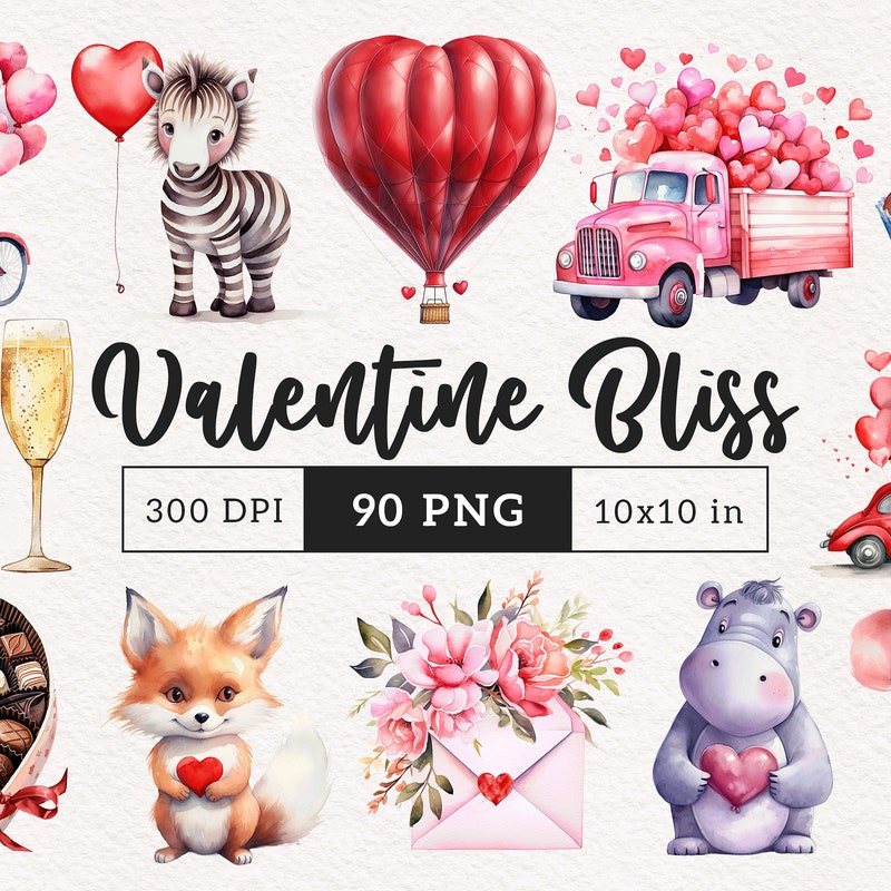 Valentines Day Clip Art - Etsy