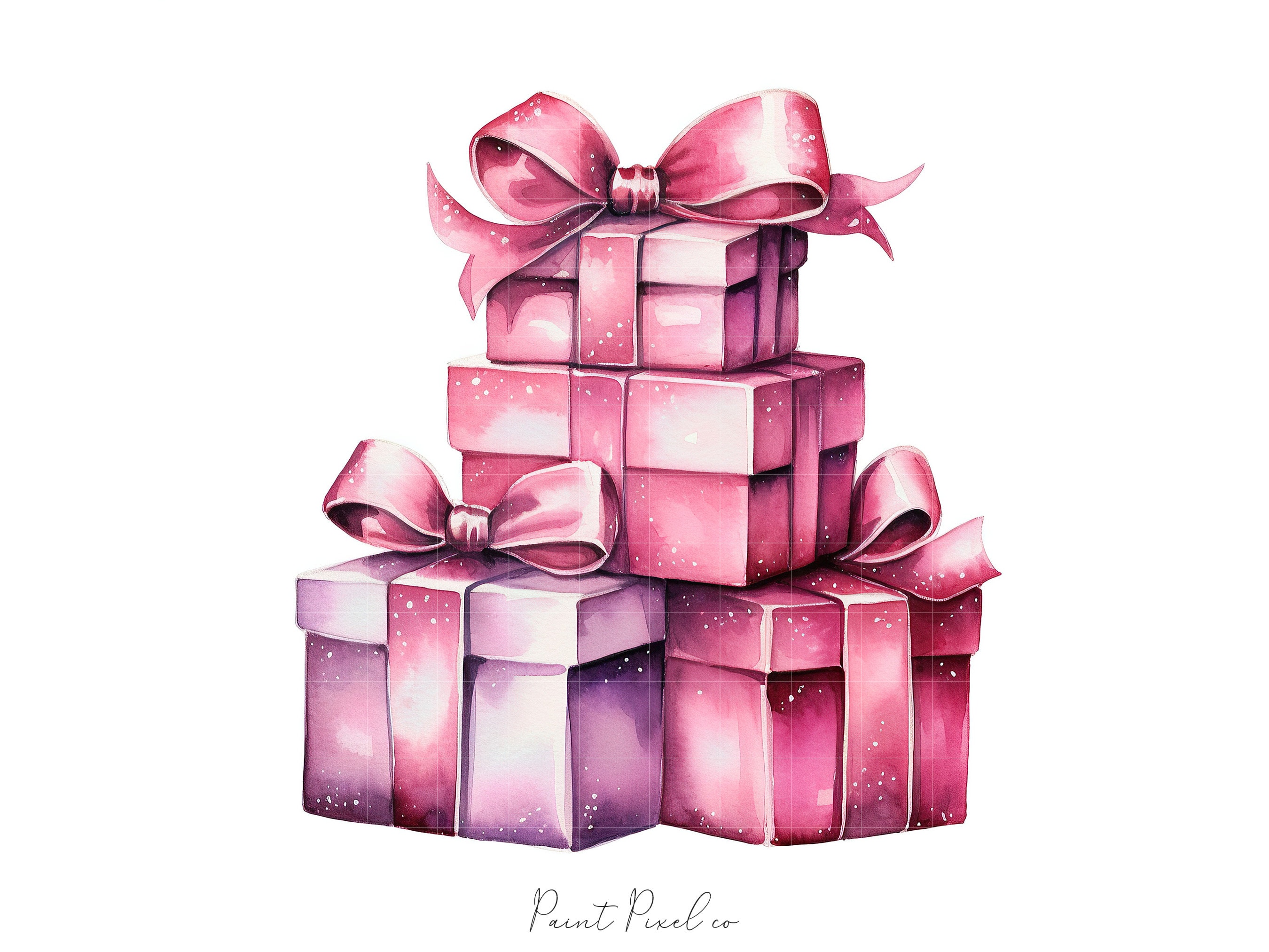 Pink Christmas Presents