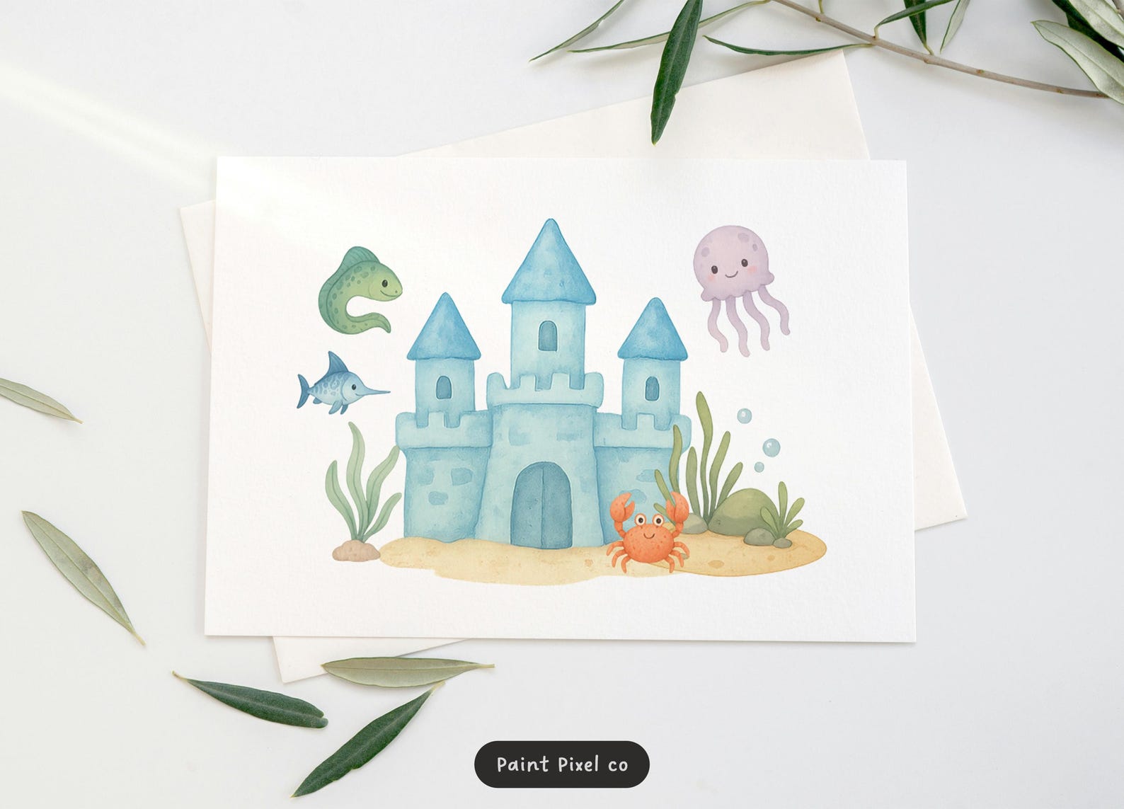 Under the Sea Clipart Bundle - Ocean Animals PNG Images (commercial Use ...