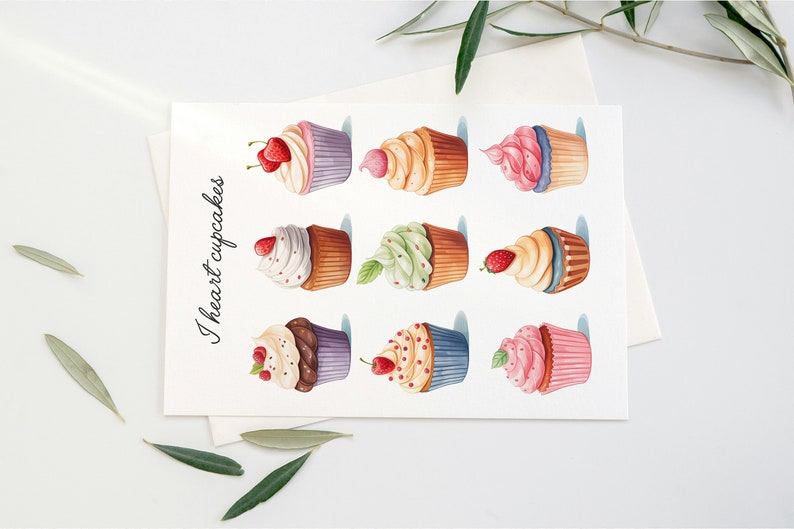 Watercolor Pastel Sweets Clipart Rainbow Sweet Treats PNG Macarons ...