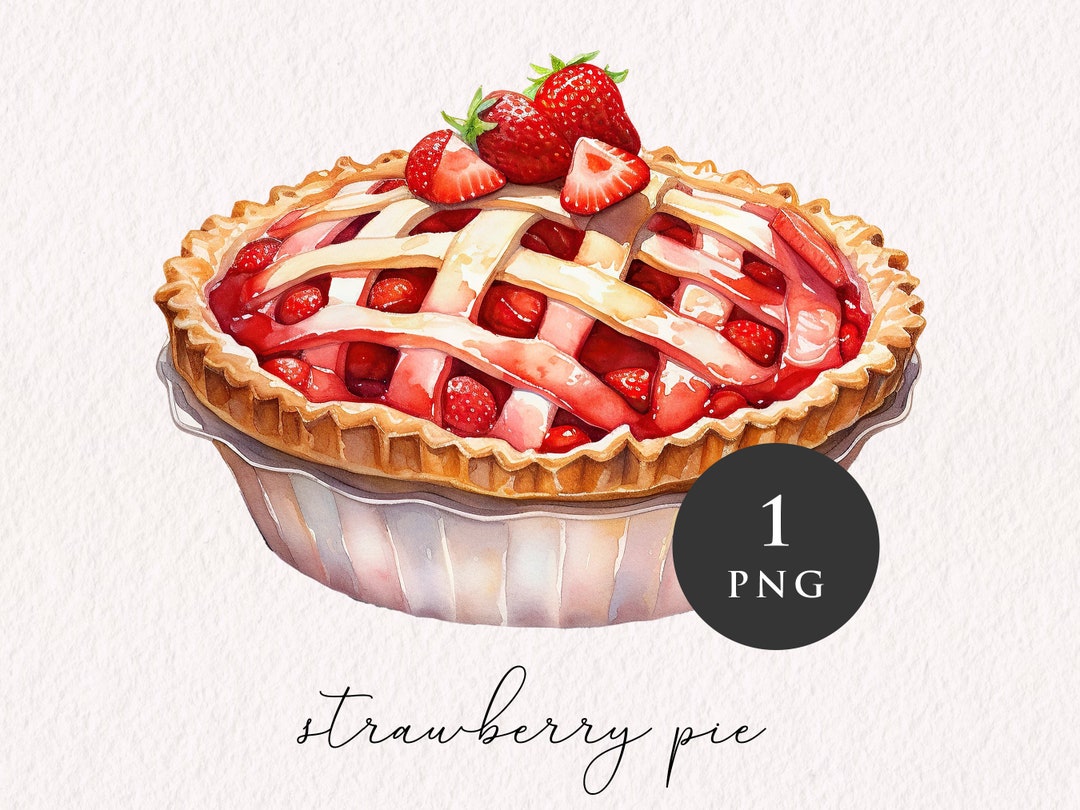 Strawberry Pie Clipart PNG Dessert Clip Art Tart High Quality Food ...