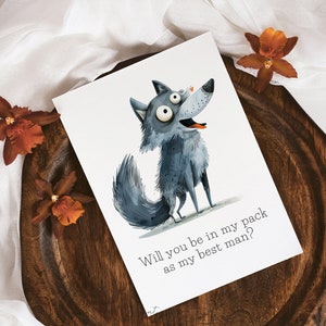Quirky Wolf PNG Funny Wolves Clipart Silly Woodland Animals Whimsical ...