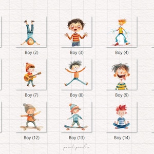 Quirky Boys Clipart Whimsical Boy PNG Funny Crazy Man Whimsy People ...