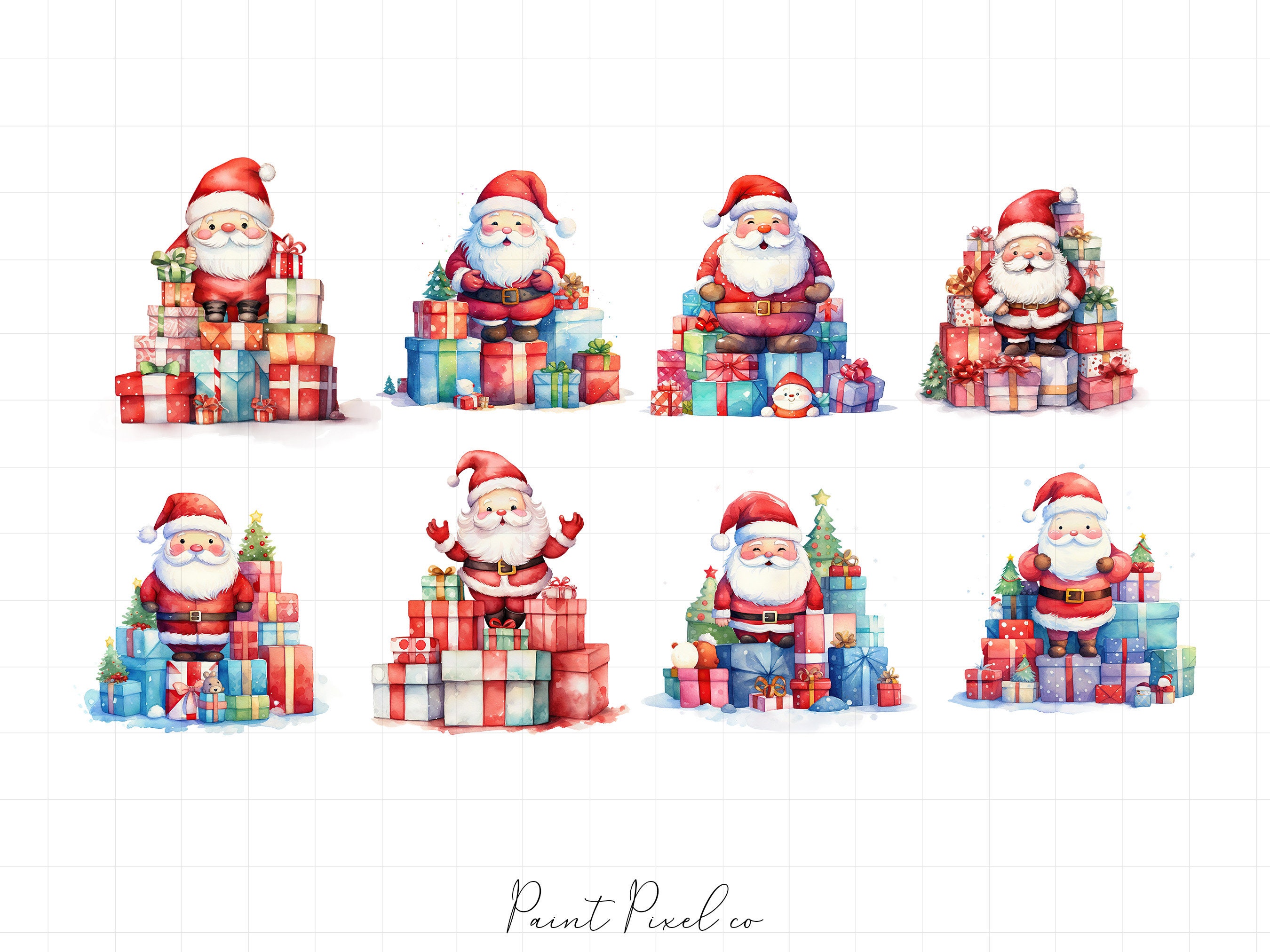 Santa Claus PNG Cute Christmas Clipart Baby Clip Art Holiday Graphics ...