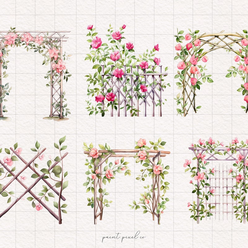 Trellis Stencil - Etsy