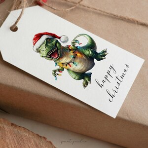 Christmas Trex Clipart Holiday Dinos Winter T-rex PNG Xmas Dinosaur ...