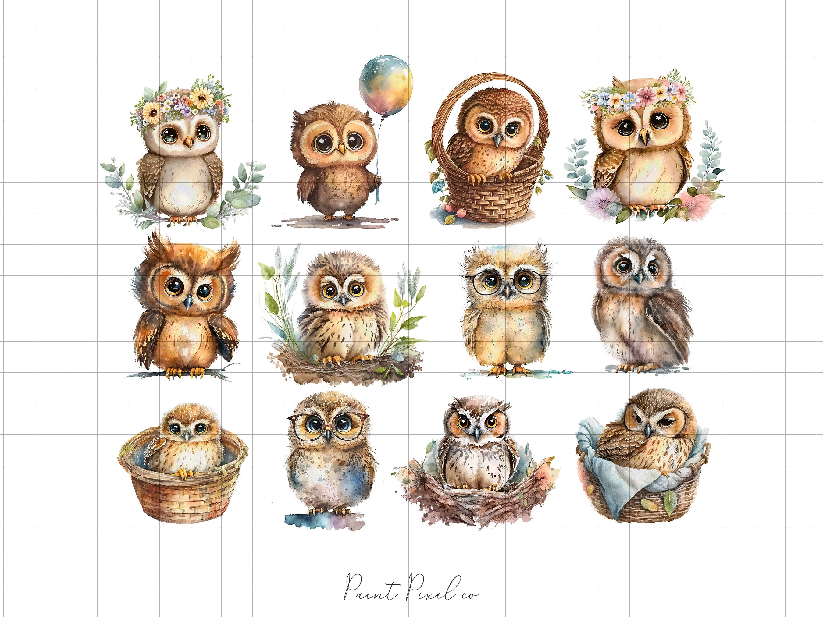 75 Woodland Animals PNG Watercolor Baby Animals Clipart Baby - Etsy